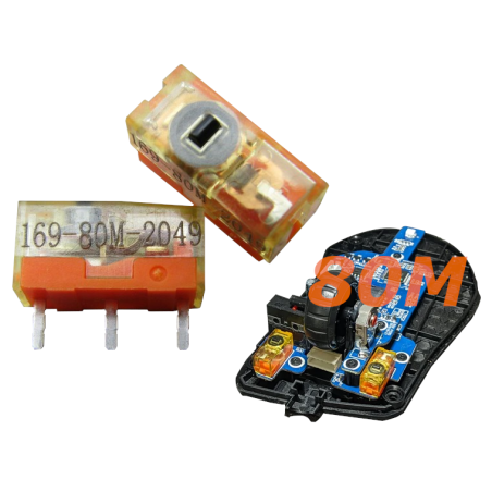 Switch Interruptor Mouse TTC Dustproof Gold 80m Click X2